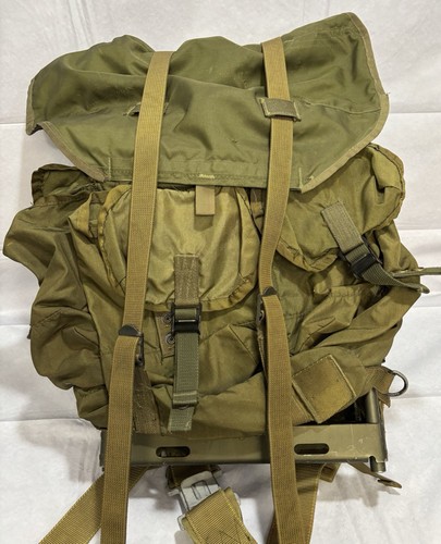 US Army Field Pack Combat Nylon LC1 Medium Alice Vintage Backpack ...