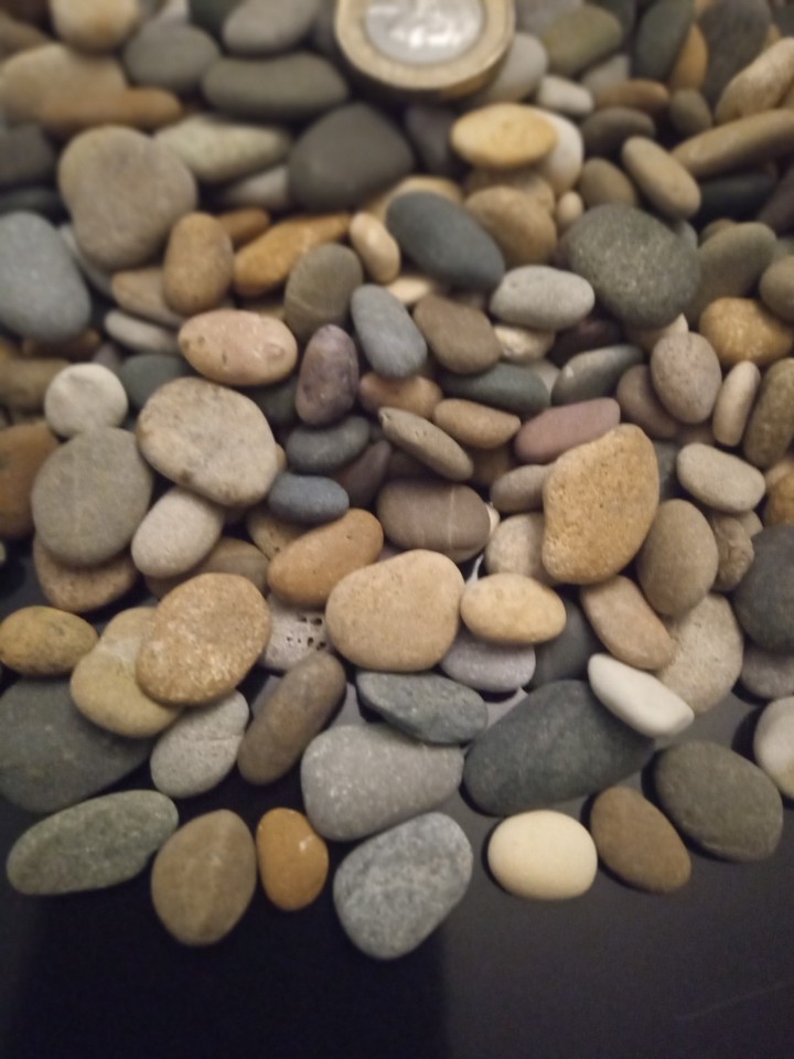 Small colourful pebbles for pebble art, mosaic, arts & crafts. 500 gr ...