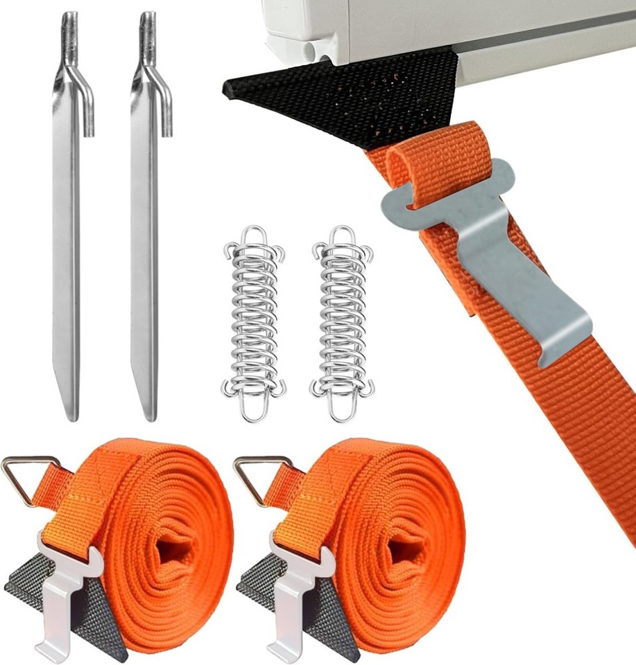 Awning Storm Band Strap Tie Down Kit For Thule, Fiamma, Dometic Awning ...