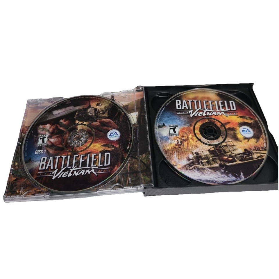 Battlefield Vietnam - Windows PC Game (2004) Complete 3-Disc Set w Case ...