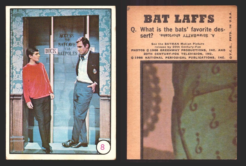 Batman Bat Laffs Vintage Trading Card You Pick Singles #1-#55 Topps ...