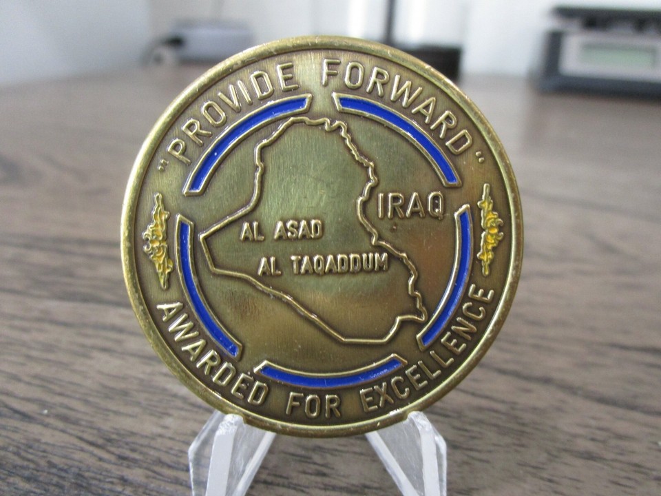 Army 64th Corps Support Group OIF Provide Forward Iraq Challenge Coin ...