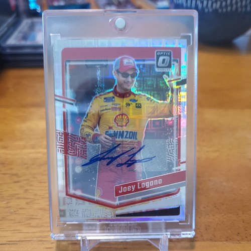2024 Donruss Optic NASCAR Autograph, Joey Logano #29 Prizm, Pandora 13/ ...