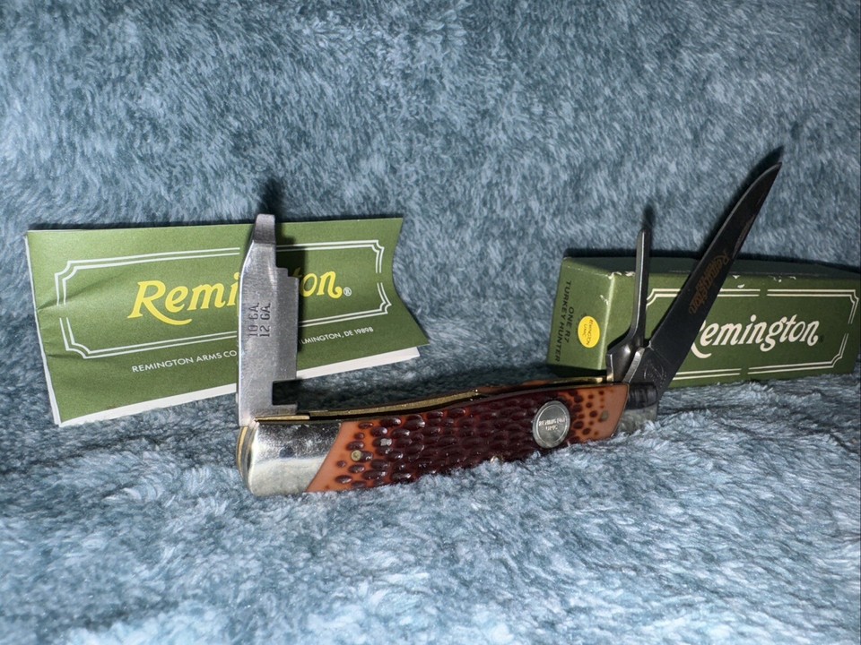 MINT NOS Remington UMC One R7 Turkey Hunter 3.5" Blade Folding Pocket ...