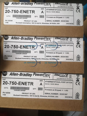 NEW Allen Bradley 20-750-ENETR PF750 Dual-Port Ethernet/IP Module ...