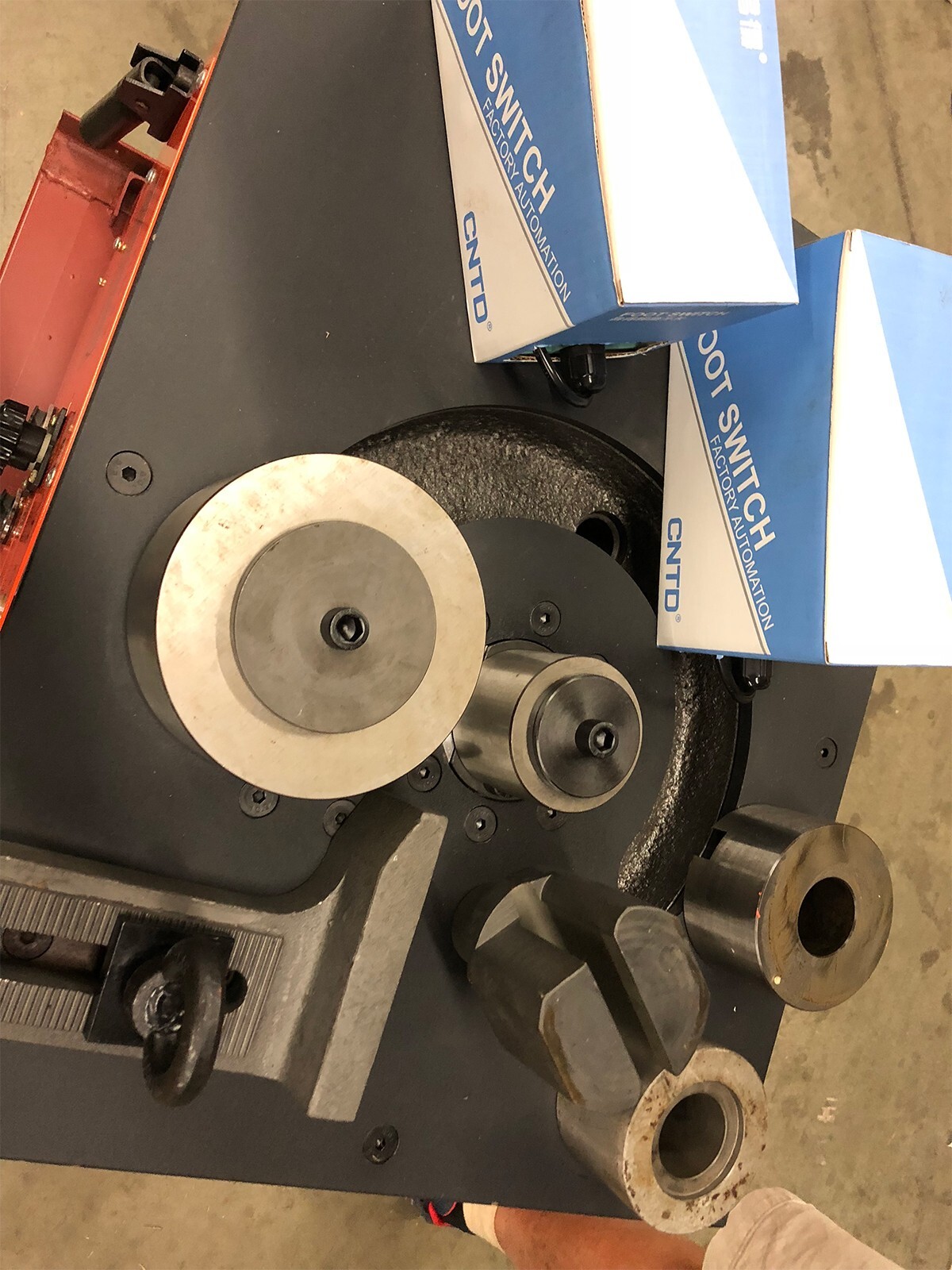 RB32 32mm #10 Electric Rebar Bender Bending Machine 1-1/4" Steel Rod ...