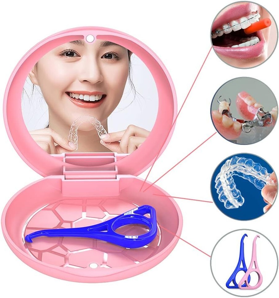 Retainer Case Orthodontic Braces Denture Aligner Container for ...