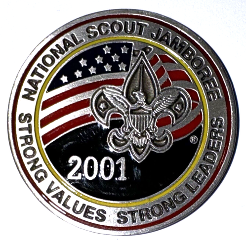 2001 Official Enamel Token Colored Challenge Coin 1.5" Boy Scout ...