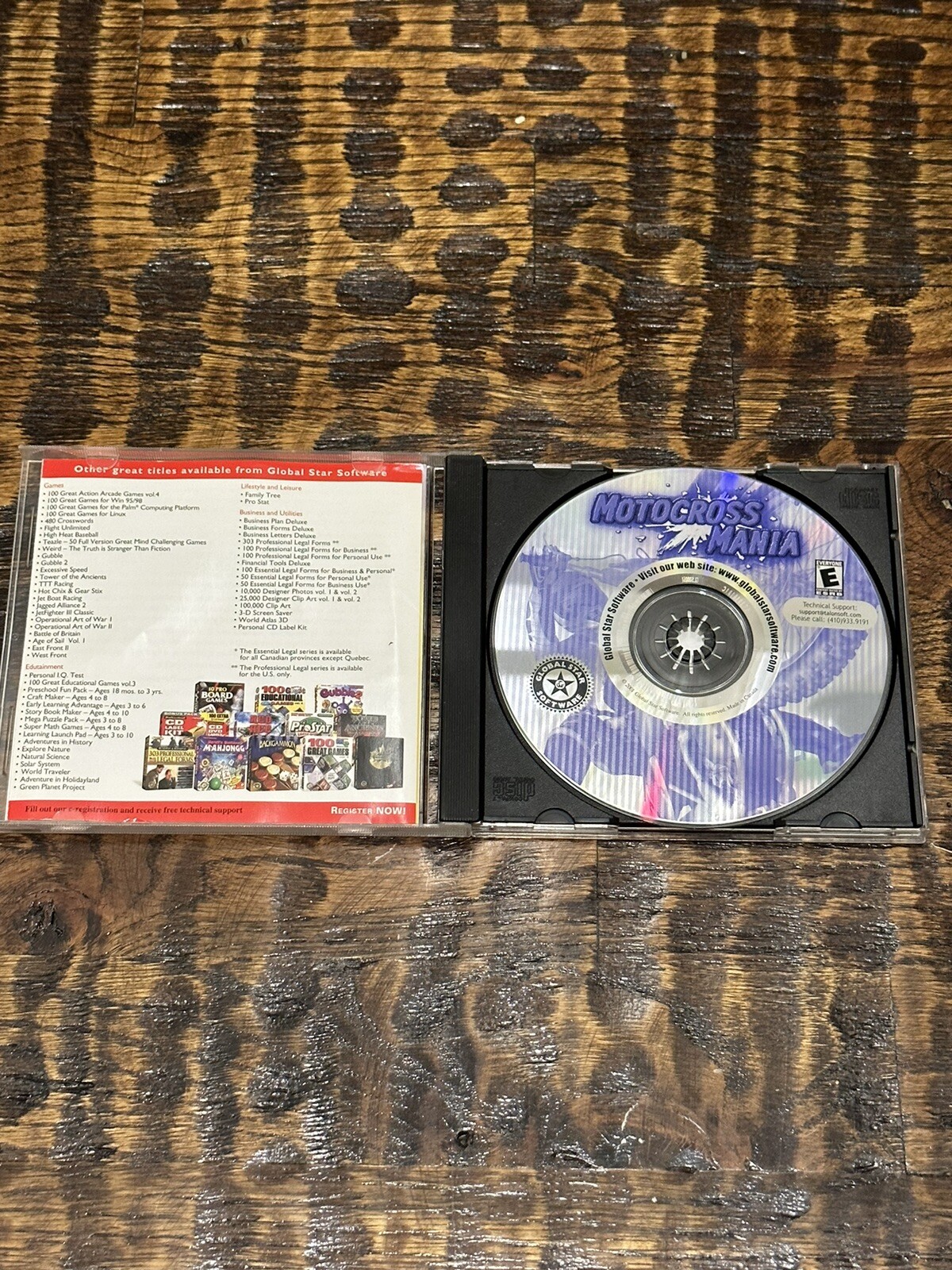 Motocross Mania PC 2000 Deibus Studios Motorcycle Video Game Pre-Owned ...