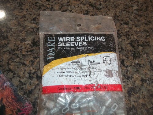 Dare Products Wire Splicing Sleeve 100 Pk Silver | eBay