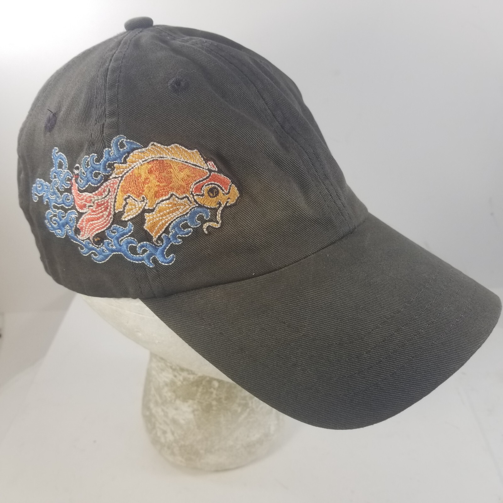 Japanese Koi Fish Hat Strapback Baseball Cap Hat - Gem