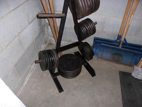 Gym Weight Plate Tree Stand Heavy Duty Steel Gym Weight Tree Stand ...