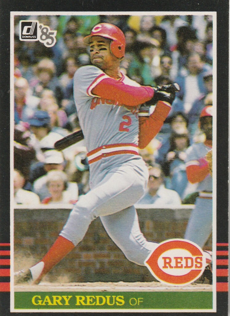FREE SHIPPING-MINT-1985 Donruss Gary Redus Cincinnati Reds 306 PLUS ...