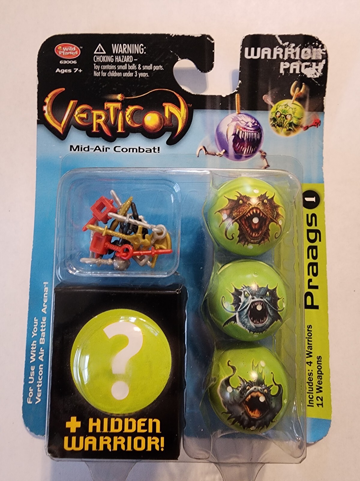 Verticon Warrior Pack With Weapons Praags 1 NIB Rare! | eBay