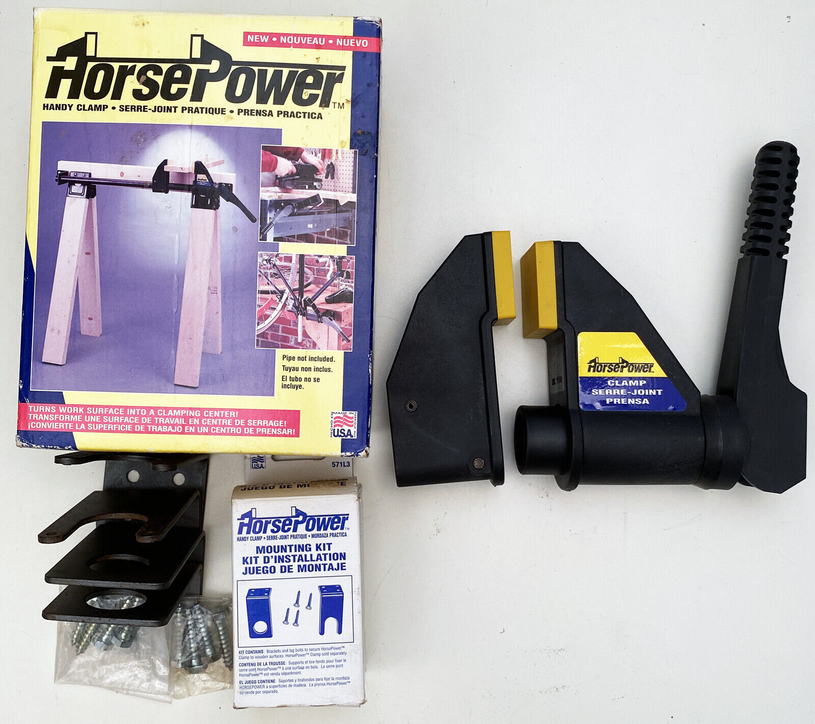 HORSEPOWER 570L3 Woodworking Quick-Grip Handy Clamp | eBay UK