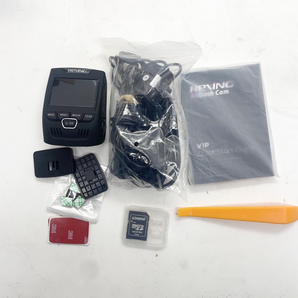 V1P Plus 4K Dual Channel Dash Cam 4K+1080p w/Wi-Fi, 2.4” LCD, Rear ...