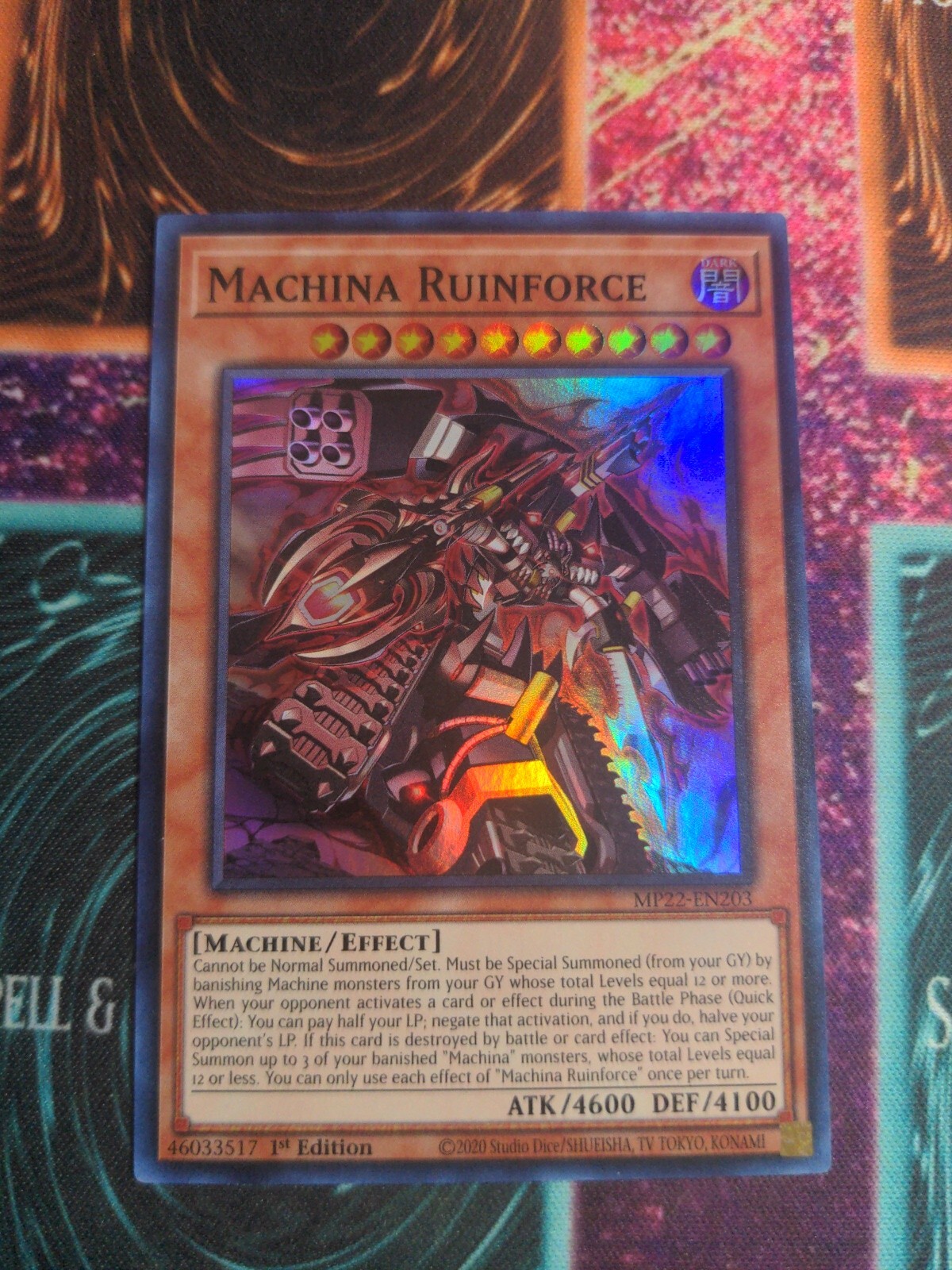 Yu-Gi-Oh! TCG Machina Ruinforce 2022 Tin of the Pharaohs Gods MP22 ...