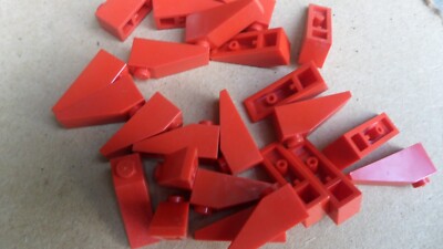 25 X Lego 4286 Brique pente Slope 33° 3x1 - Rouge Red | eBay