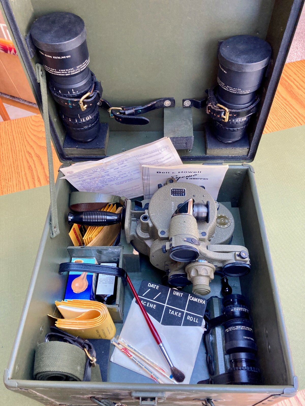 Bell & Howell NOS Military Eyemo camera model 71 QM with NOS ...