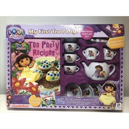 Dora the Explorer My First Tea Party Ceramic Tea Set - Unused | eBay