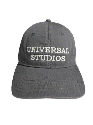 Universal Studios Florida Grey Strapback Baseball Hat Cap Adult Size ...