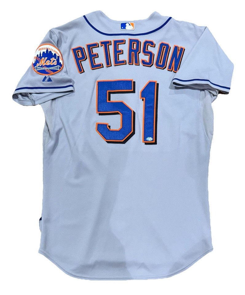 New York Mets 2008 Rick Petersen Game Worn Used Jersey Rare Amazins ...