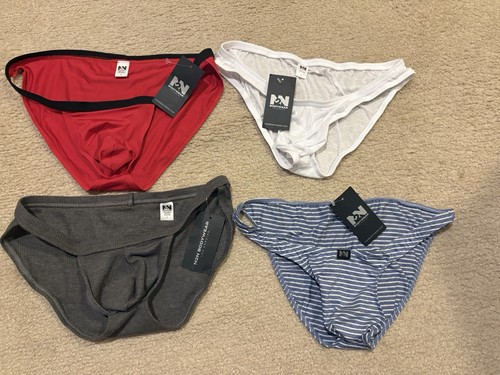 N2N Bikini Briefs Lot - 4 men's bikini briefs (NWT) - Size L | eBay