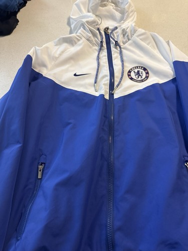 Chelsea FC Jacket Mens Large Nike Soccer Premier League Windbreaker ...