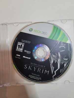 The Elder Scrolls V: Skyrim (Microsoft Xbox 360, 2011) Disk only ...