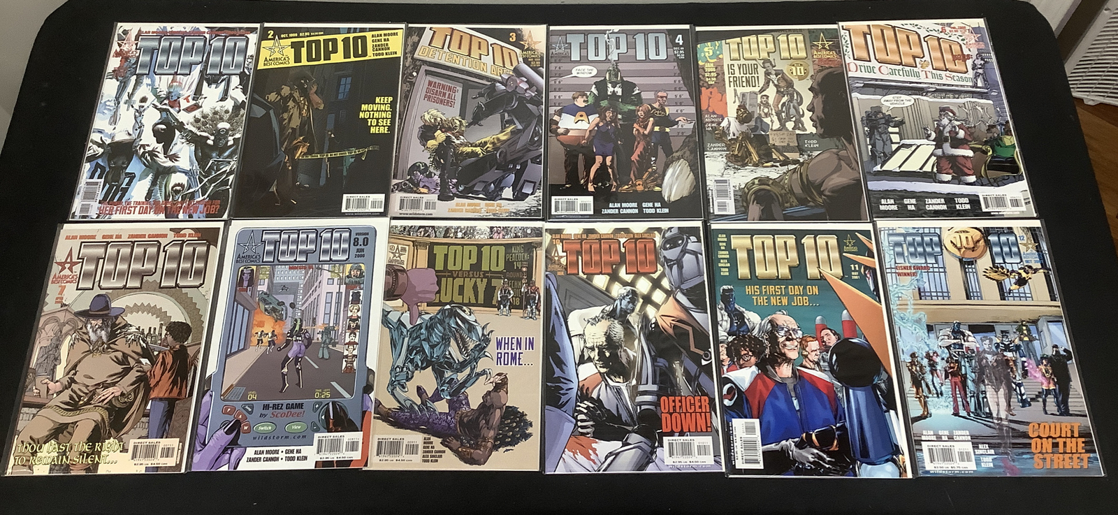 Top 10 #1-12 Complete Comic Series, America’s Best Comics, Alan Moore ...