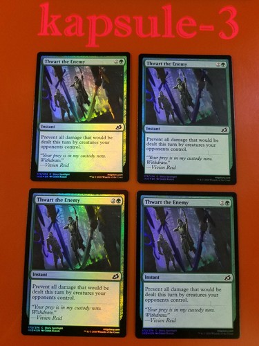4x Thwart the Enemy | FOIL | Ikoria Lair of Behemoths | MTG Magic Cards ...