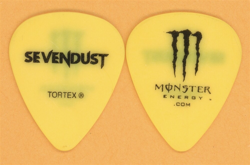 Sevendust Monster Music Vintage Guitar Pick - 2011 Cold Day Memory Tour ...