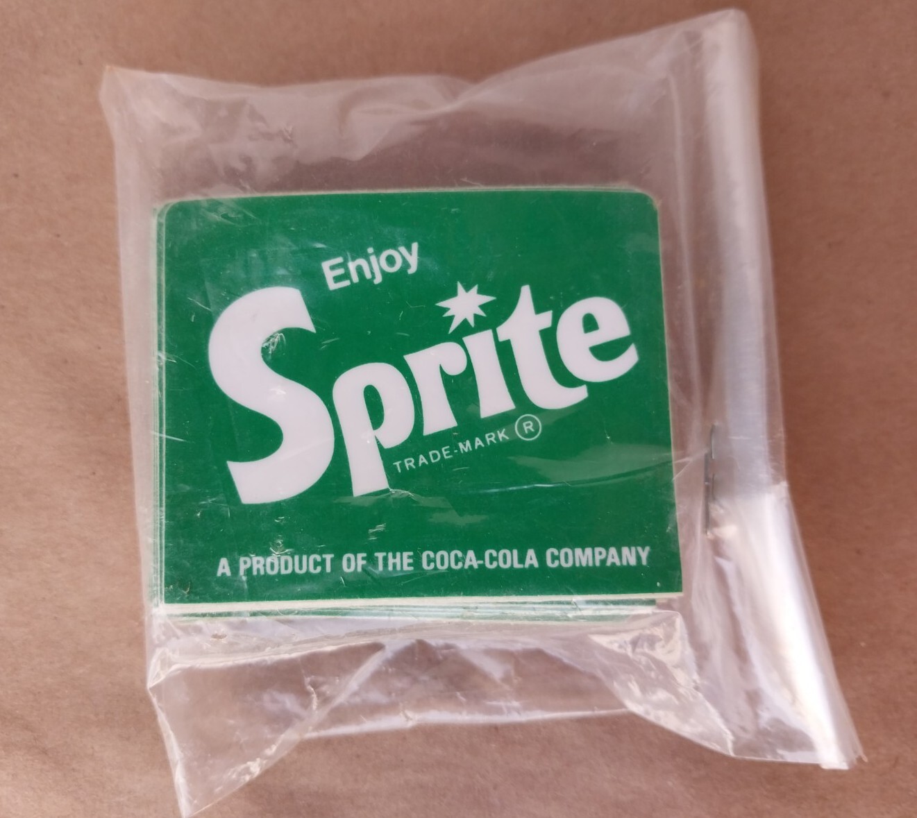50 Pack Vintage 1970s Enjoy Sprite Soda Sticker USA Stickers NOS Rare
