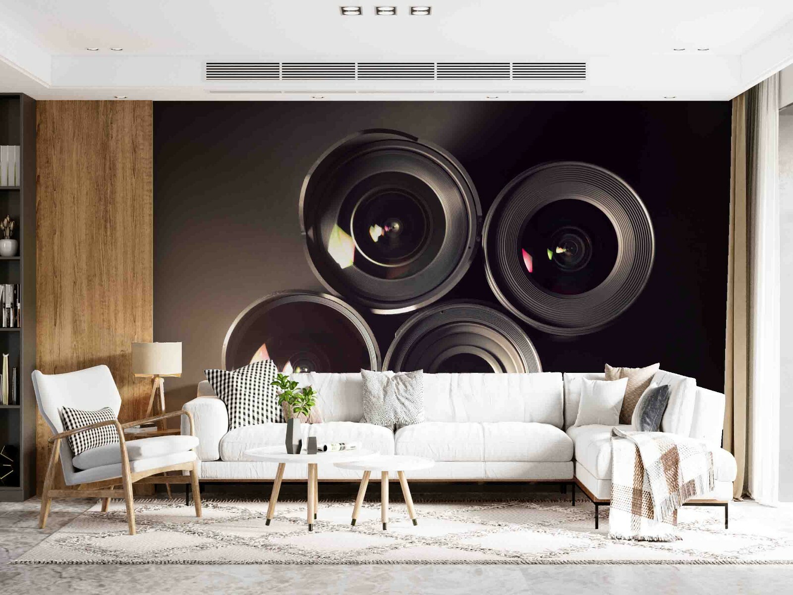 3D Camera Lens Wallpaper Wall Mural Removable Self-adhesive 1114 | eBay
