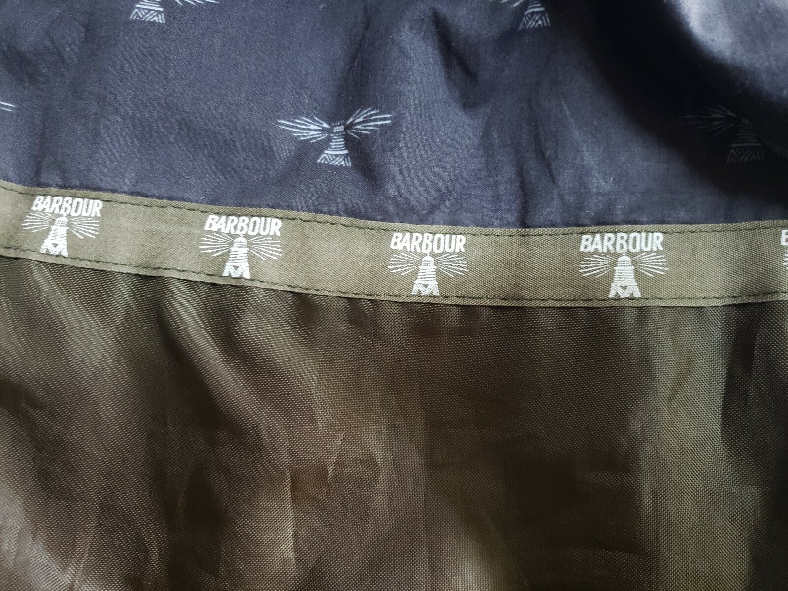 Women's Waxed Barbour South Shields Beacon Brand Parka Jacket Size uk10 ...