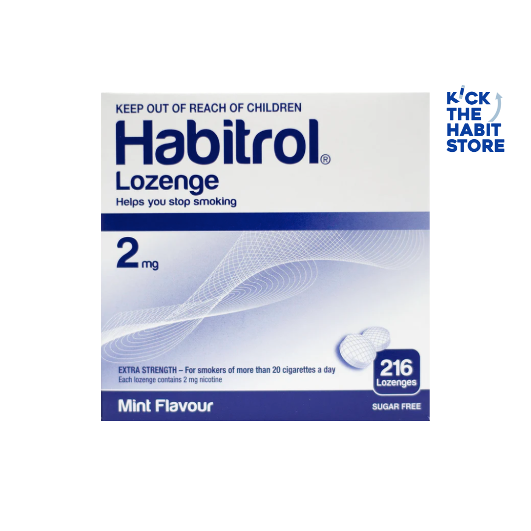 Habitrol Lozenge 2mg Mint 216 Pieces 1 Box Sugar Free - Nicotine Quit ...