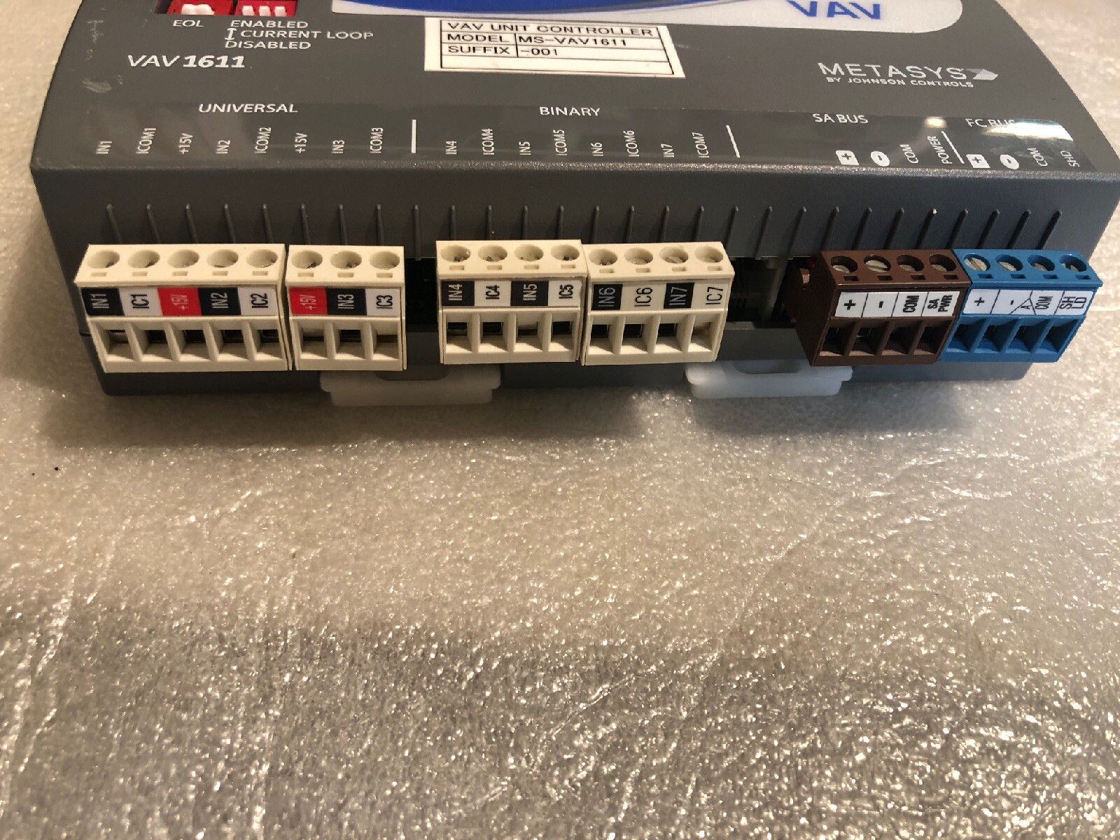 Johnson Controls Metasys Vav1611 Ms-vav1611-0 VAV Ry11530 Ms-vav1611 ...