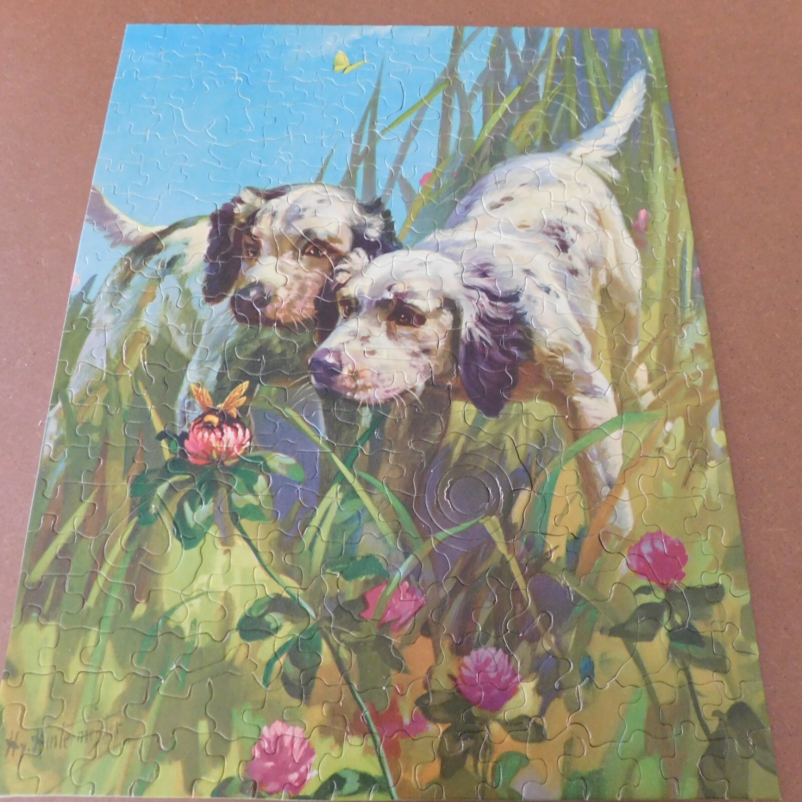 3 Vintage Jigsaw Picture Puzzles Guild 2900 Dogs Perfect Pals 284 Big ...