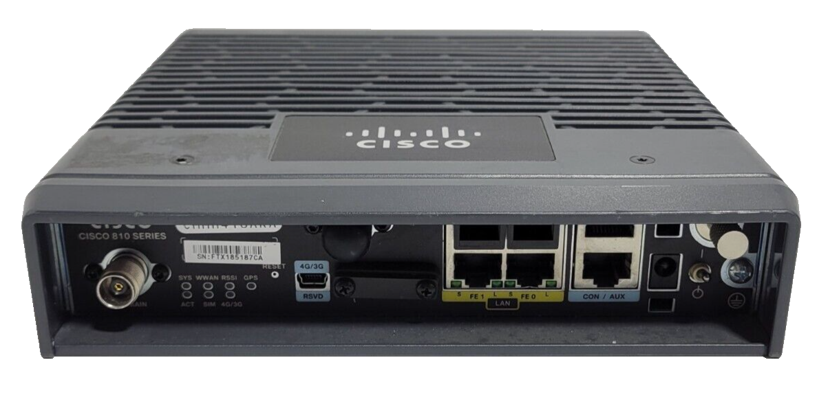 Cisco 819-4G Router 810 Series 800-35794-10 USED WORKING | eBay