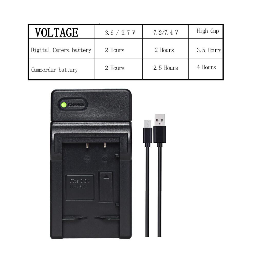 USB Battery Charger for Sony NP-BX1 X-Series & Vlog Camera ZV-1 ZV1 DSC ...