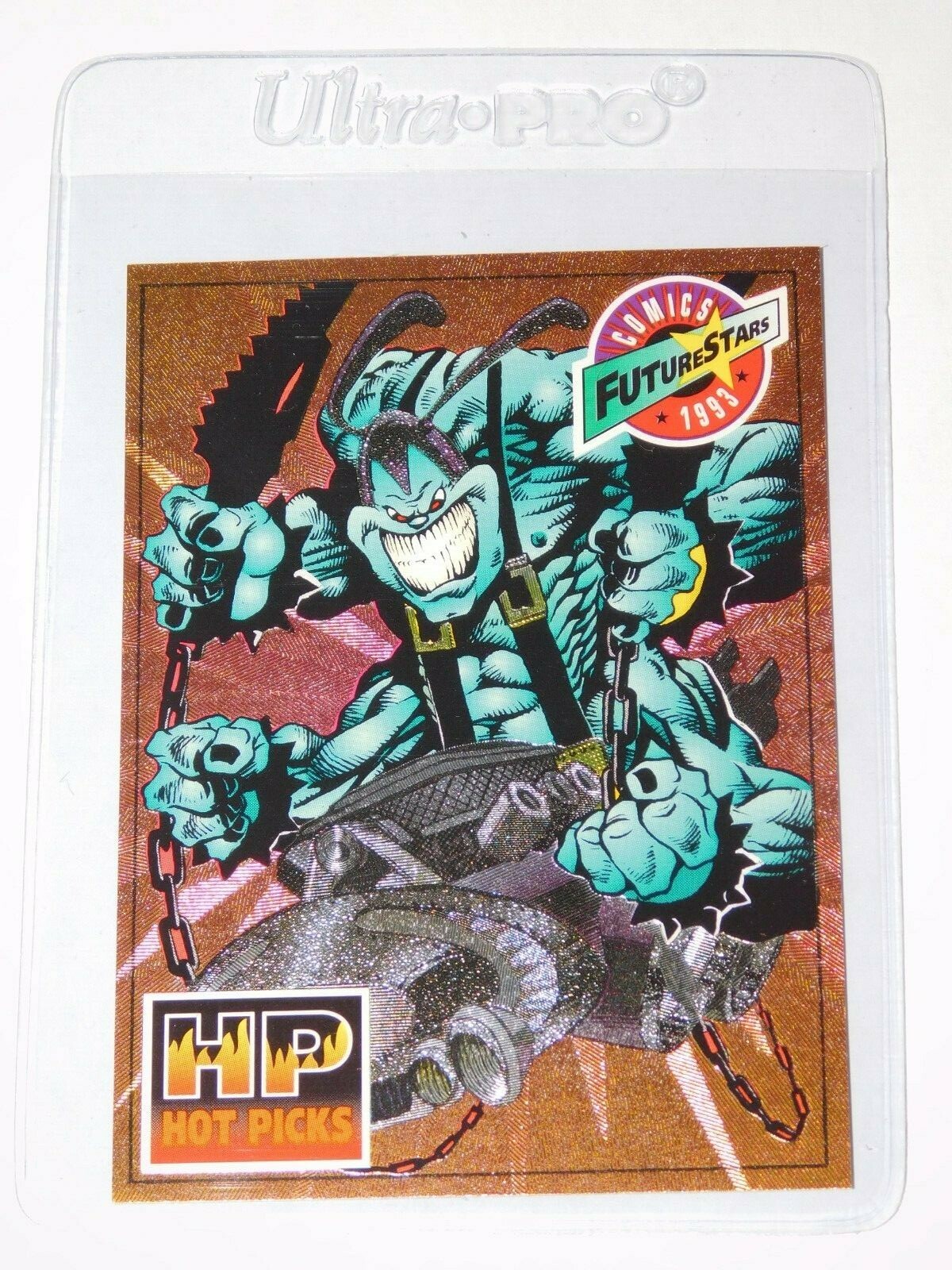 1993 MVP COMICS FUTURE STARS HOT PICKS TURBULENCE ETCHED FOIL CARD #HP2 ...