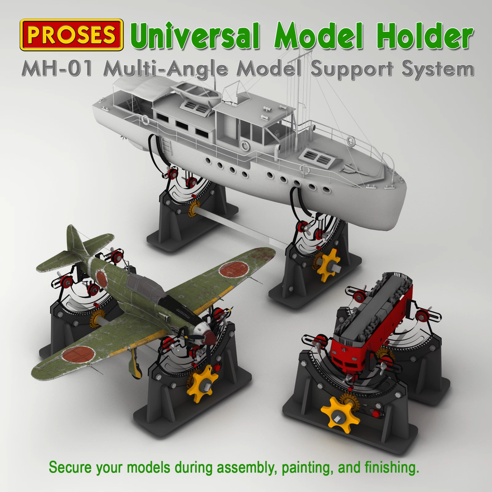 Proses Universal Scale Model Holder System for Aircrafts, Boats, Ships ...