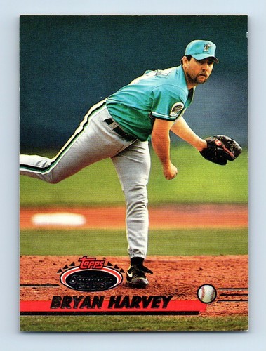 1993 Stadium Club Bryan Harvey Florida Marlins #604 | eBay