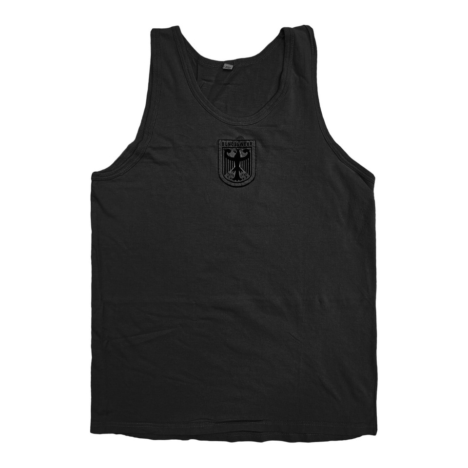 Army Vest Tank Top Original German Bundeswehr Singlet Dyed Vintage ...