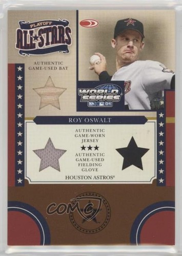 2004 Donruss World Series Playoff All-Stars Triple Materials /50 Roy ...