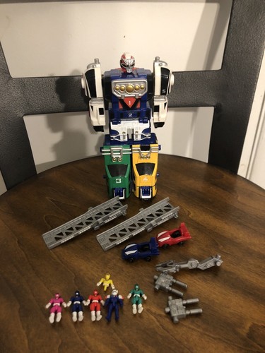 Power Rangers Turbo micro playset Megazord Incomplete (only Missing 2 ...