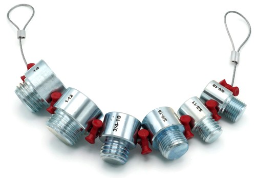 Fastener Screw Bolt Nut Thread Measure Gauge Size Checker - Large Inch ...