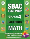 Sbac Test Prep Grade 4 California Math: Smarter Balanced Practice By ...