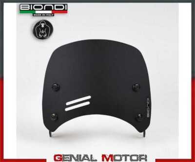 Biondi Windshield Satin black 8010442 for Royal Enfield Scram 411 2022 ...