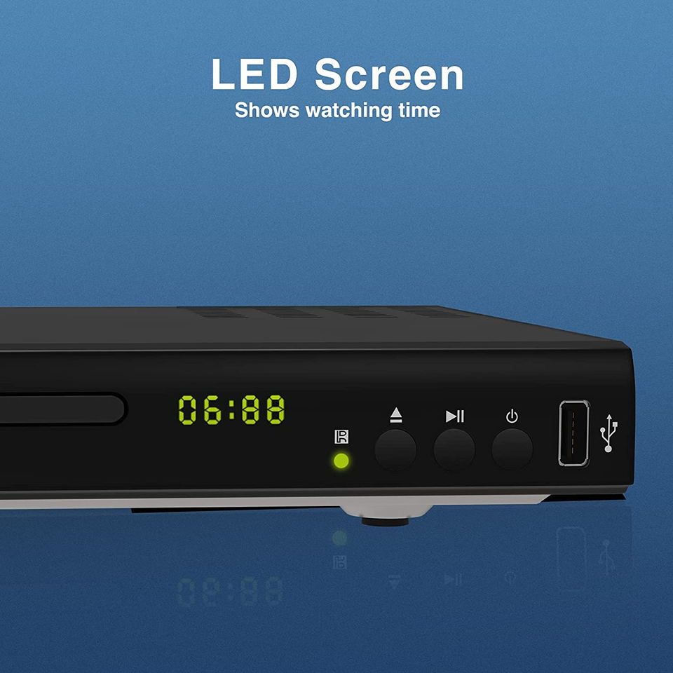 Blu Ray DVD Player, 1080P Home Theater Disc System, Play All Dvds and ...